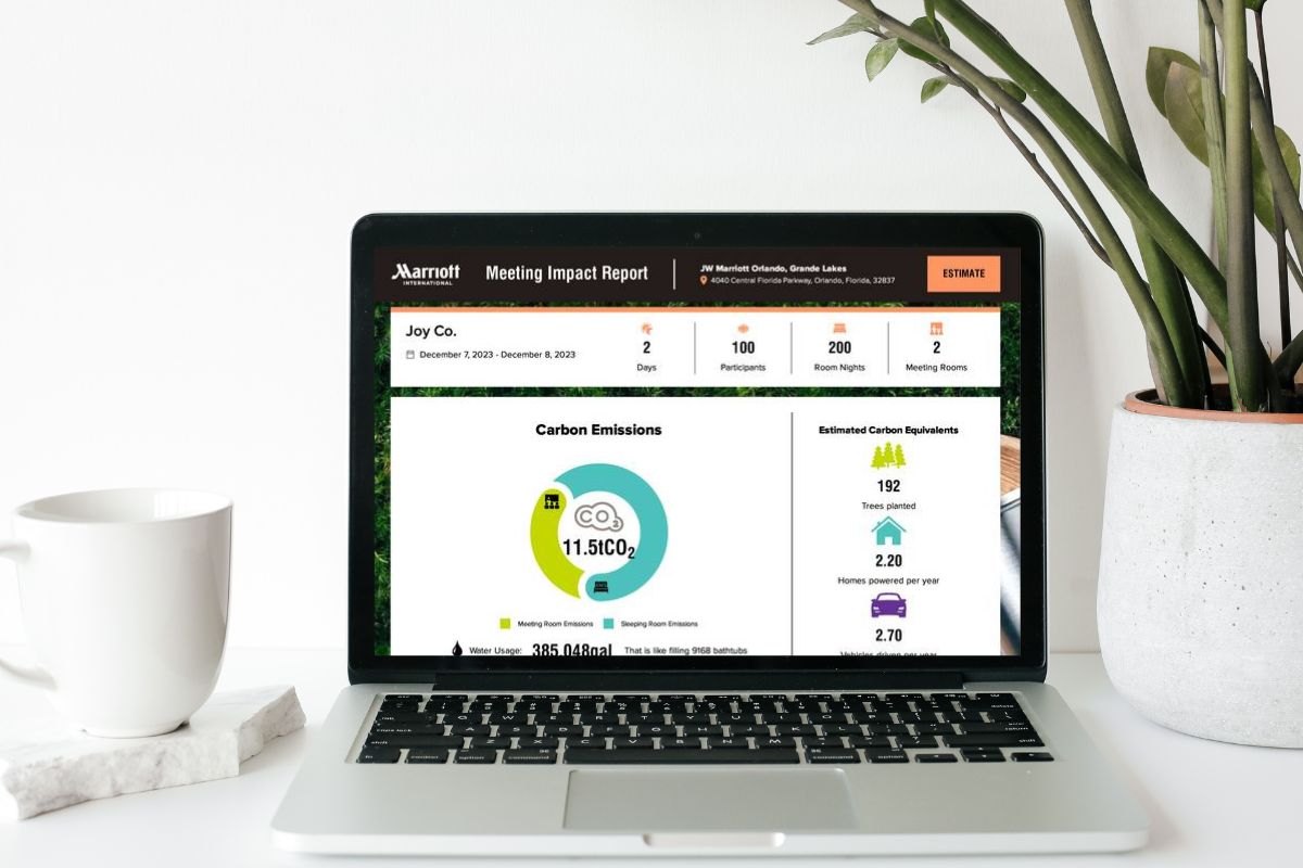 Marriott Launches New Sustainability Tool for Planners